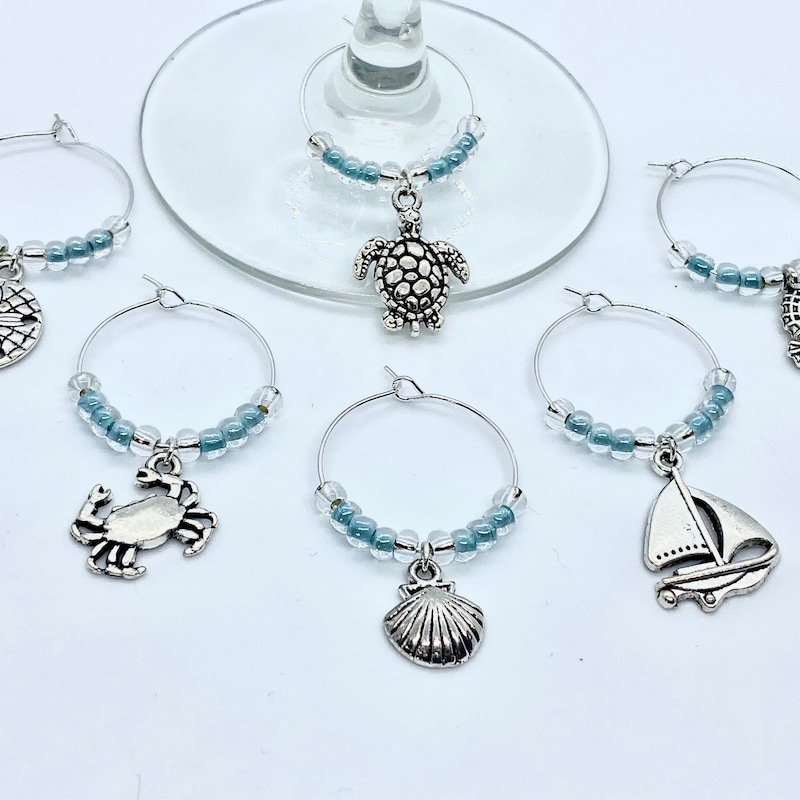 Wine Beach Charms - Etsy