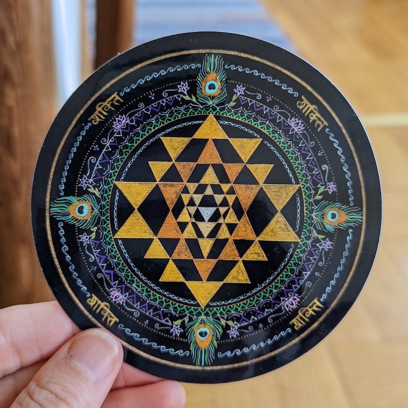 Sacred Geometry Sticker - Etsy