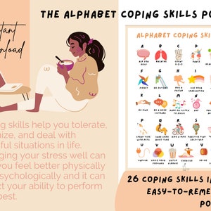 The Alphabet Coping Skills Poster - Etsy