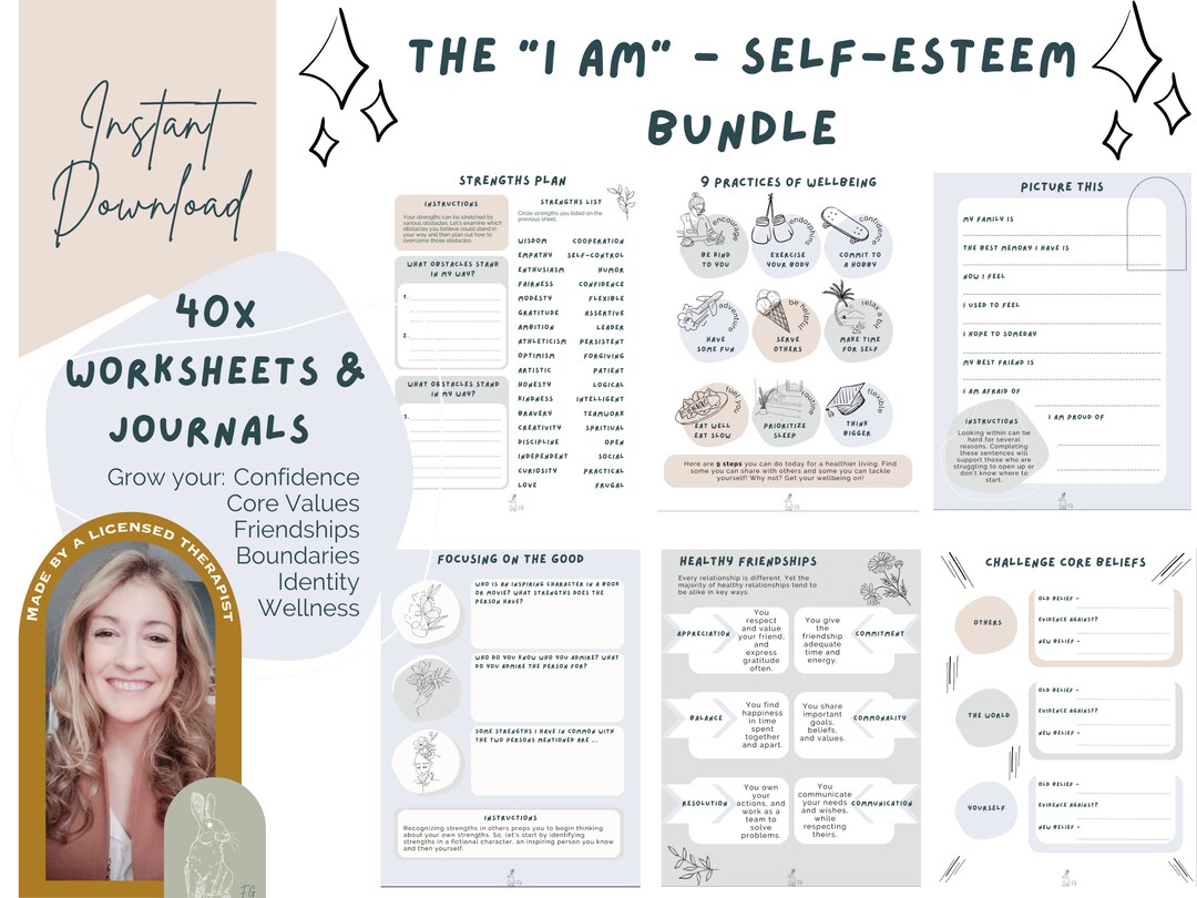 The "i Am" | Self-esteem Bundle - Etsy