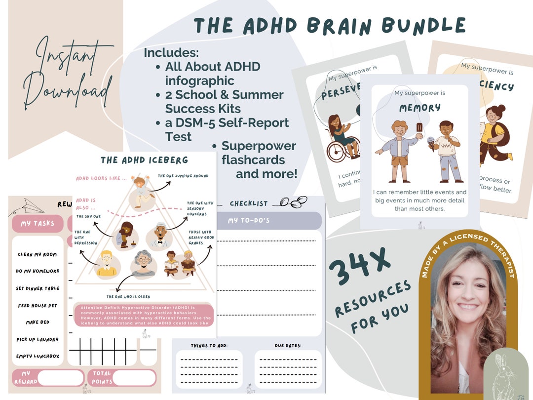 The ADHD Brain Bundle - Etsy