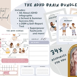 The ADHD Brain Bundle - Etsy