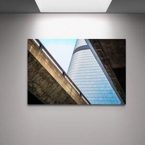 Modern Architecture Under Bridge Framed Poster - Etsy