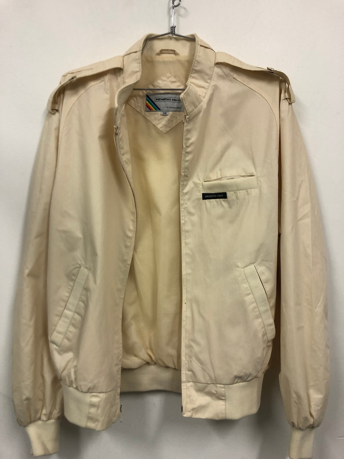 Vintage Members Only Jacket // 80s Members Only Racing Jacket | Etsy