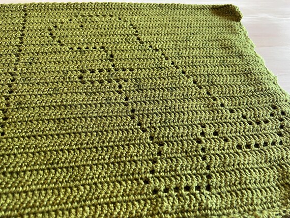 Dinosaur Filet Crochet Pattern - Etsy