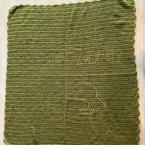 Dinosaur Filet Crochet Pattern - Etsy