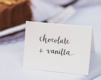 Calligraphy labels | Etsy