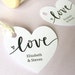 Printable Heart-shaped "love" Gift Tag Template -editable, Personalize ...