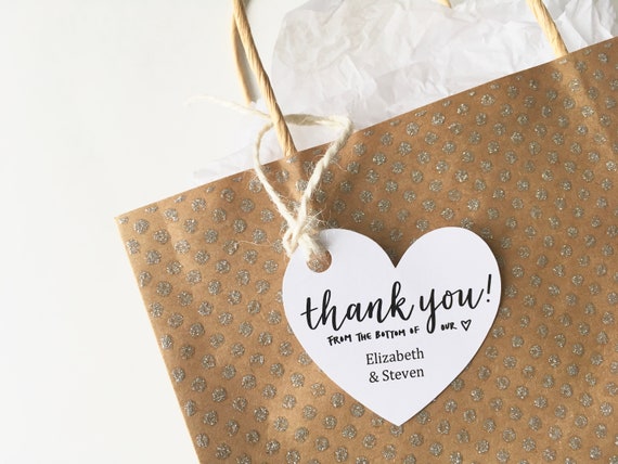 Heart Gift Tag Template