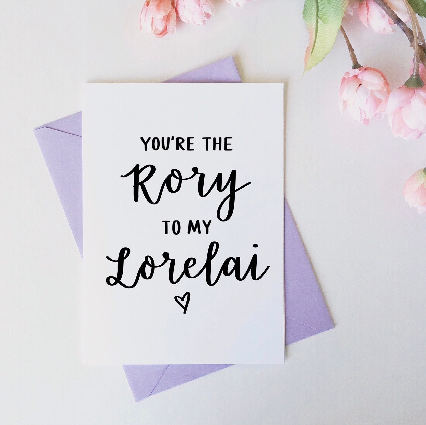 Printable Card - Gilmore Girls "you're the Rory to My Lorelai" - Mother ...