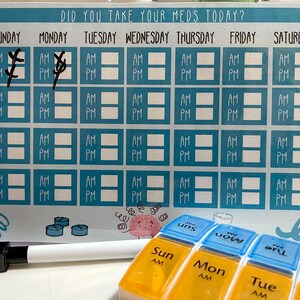 Medication Tracking Chart Digital Download - Etsy