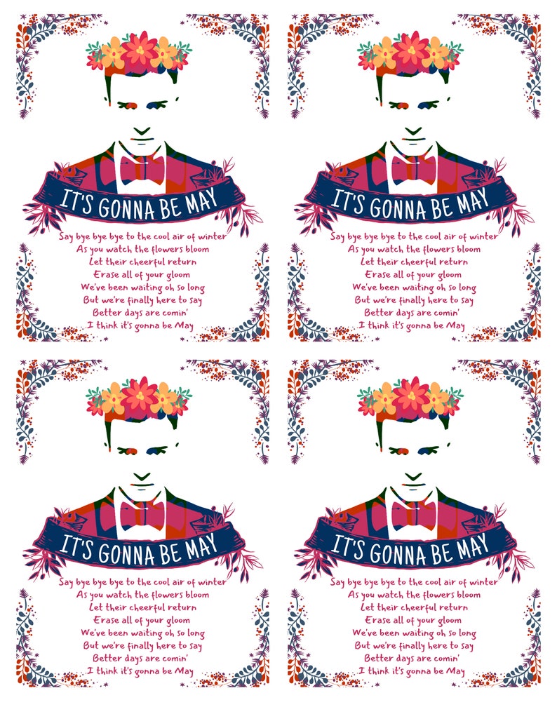 It's Gonna Be May Justin Timberlake May Day Tag May Day Gift Printable ...