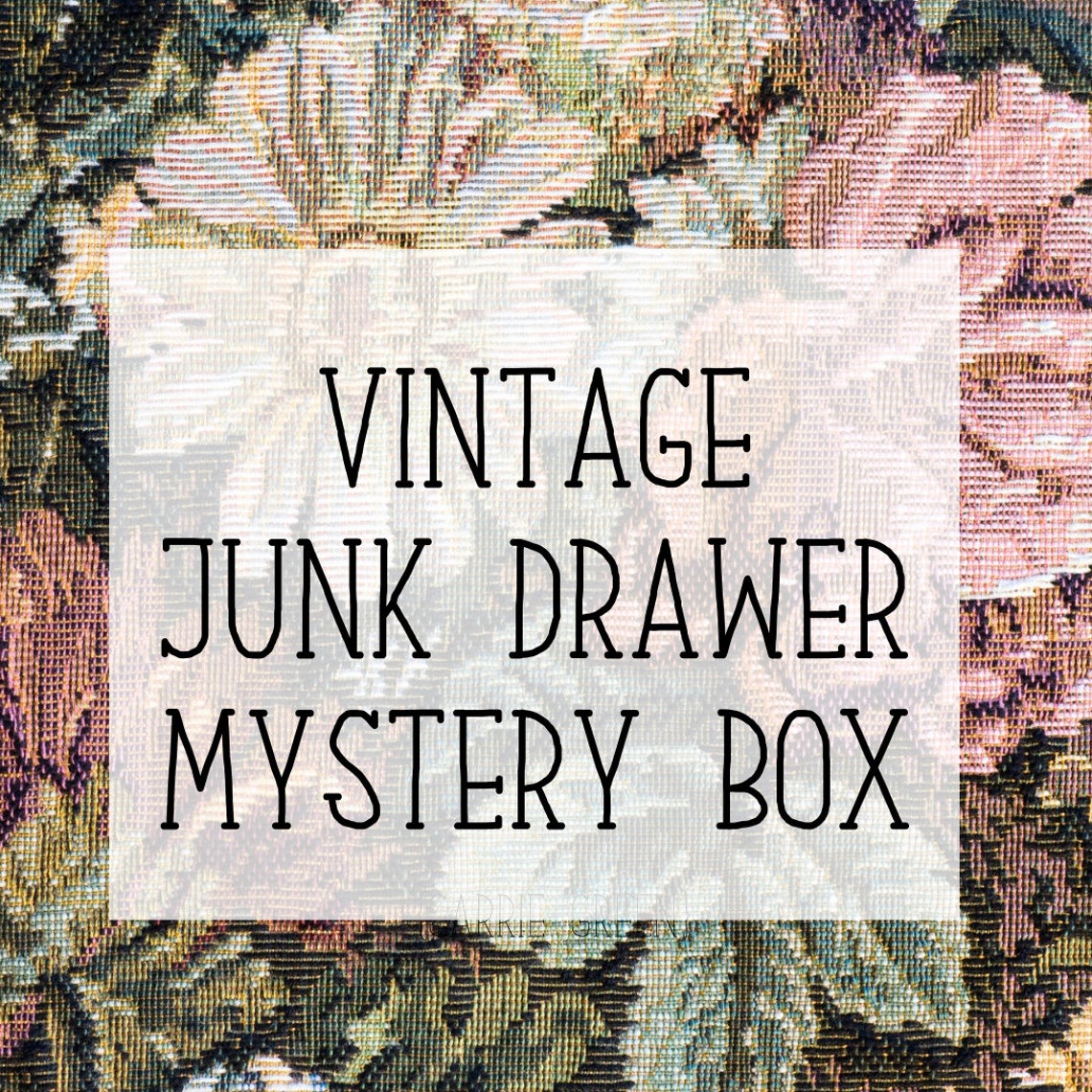 Vintage Mystery Junk Drawer Box Mystery Estate Lot - Etsy