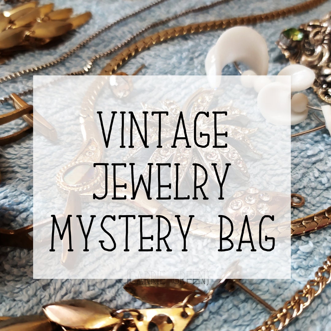 Vintage Jewelry Mystery Bag - Surprise Jewelry Lot - Etsy