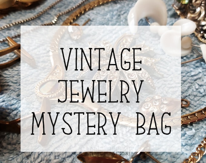 Vintage Jewelry Mystery Bag - Surprise Jewelry Lot - Etsy