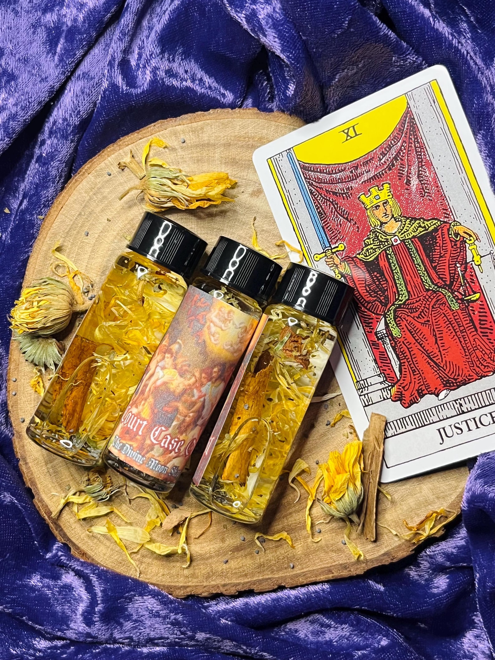 COURT CASE OIL | Just Judge Conjure Oil | Justice Spell | Hoodoo Spell ...