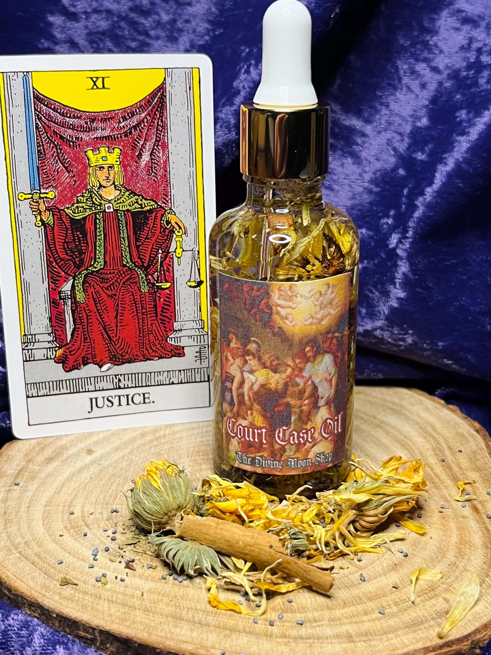 COURT CASE OIL | Just Judge Conjure Oil | Justice Spell | Hoodoo Spell ...