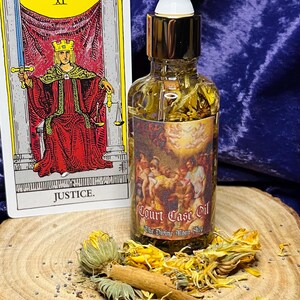 COURT CASE OIL | Just Judge Conjure Oil | Justice Spell | Hoodoo Spell ...