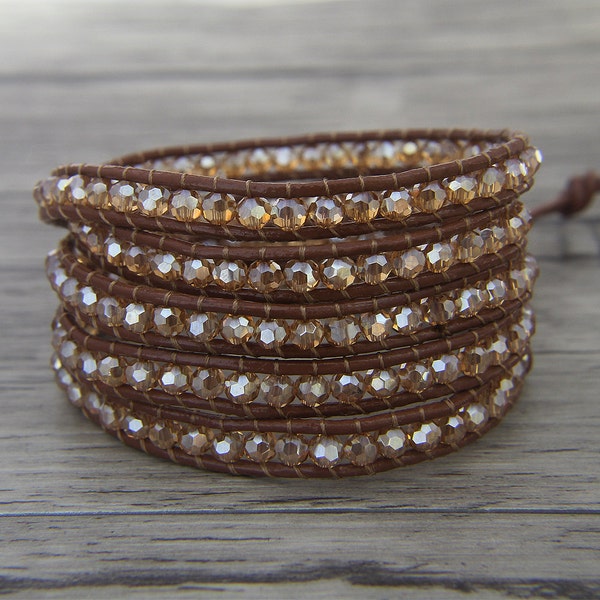 5 Row Bracelet - Etsy