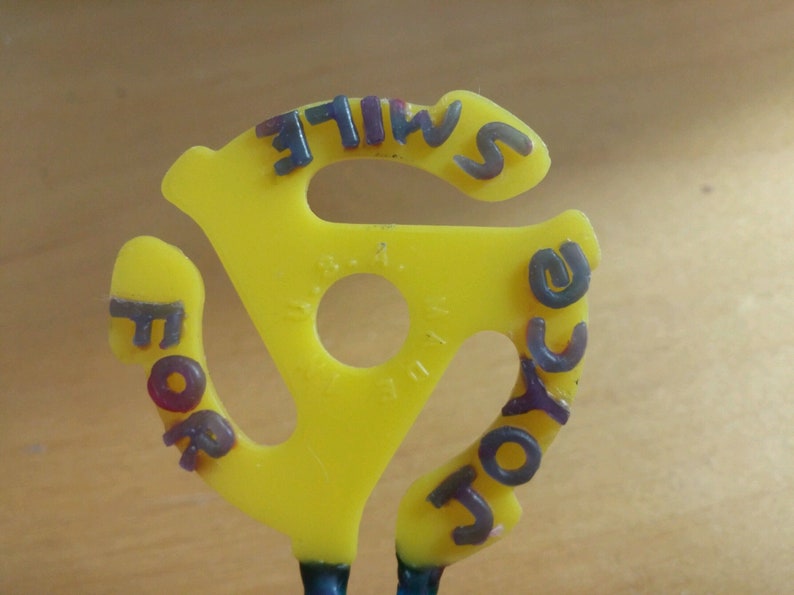 You Customize a 45 RPM Record Spacer 13 Grams Silver | Etsy