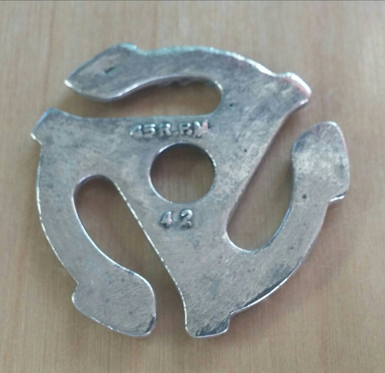 You Customize a 45 RPM Record Spacer 13 Grams Silver | Etsy