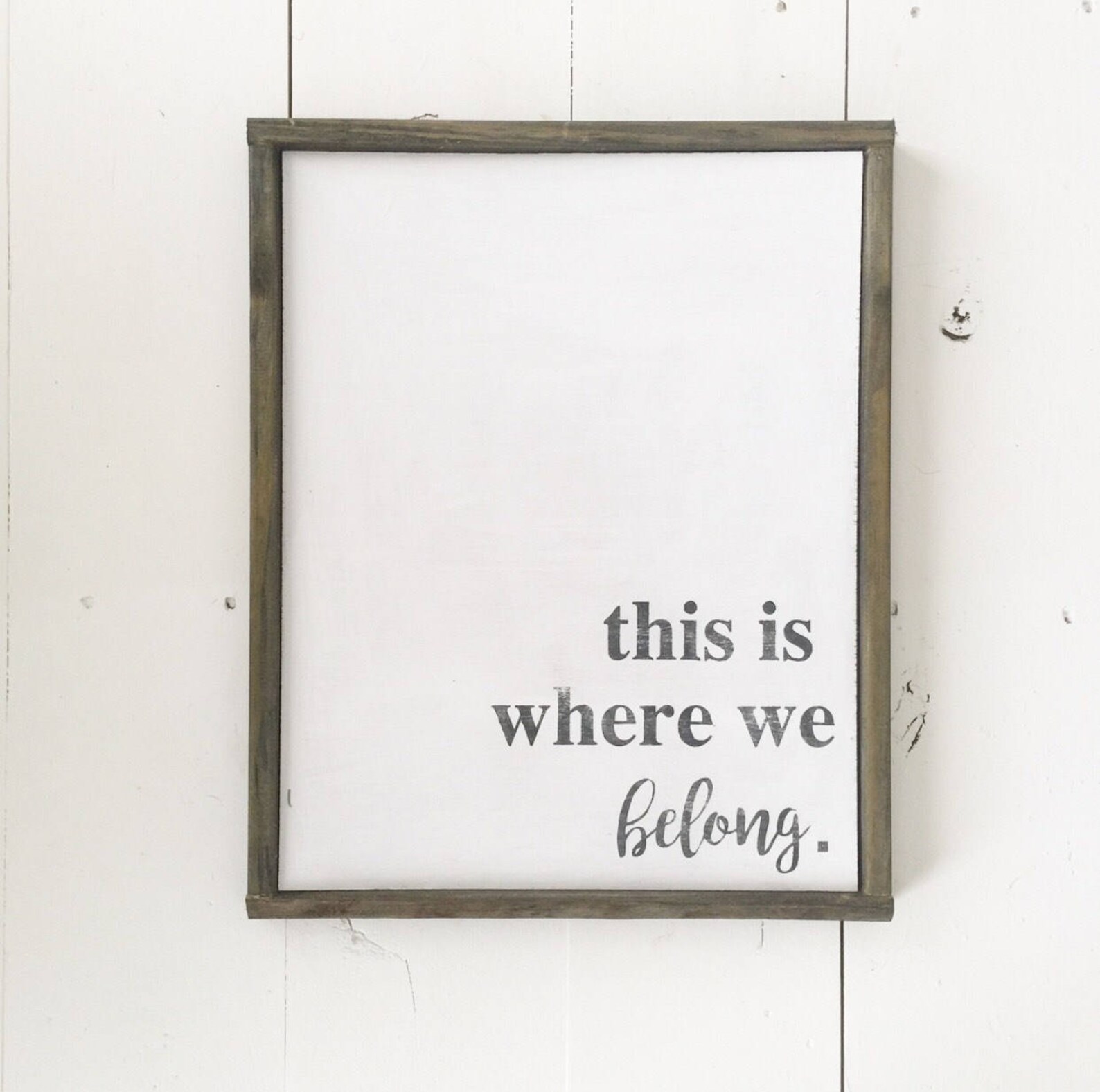 We Belong Love Sign Wedding Sign Bridal Shower Wedding - Etsy