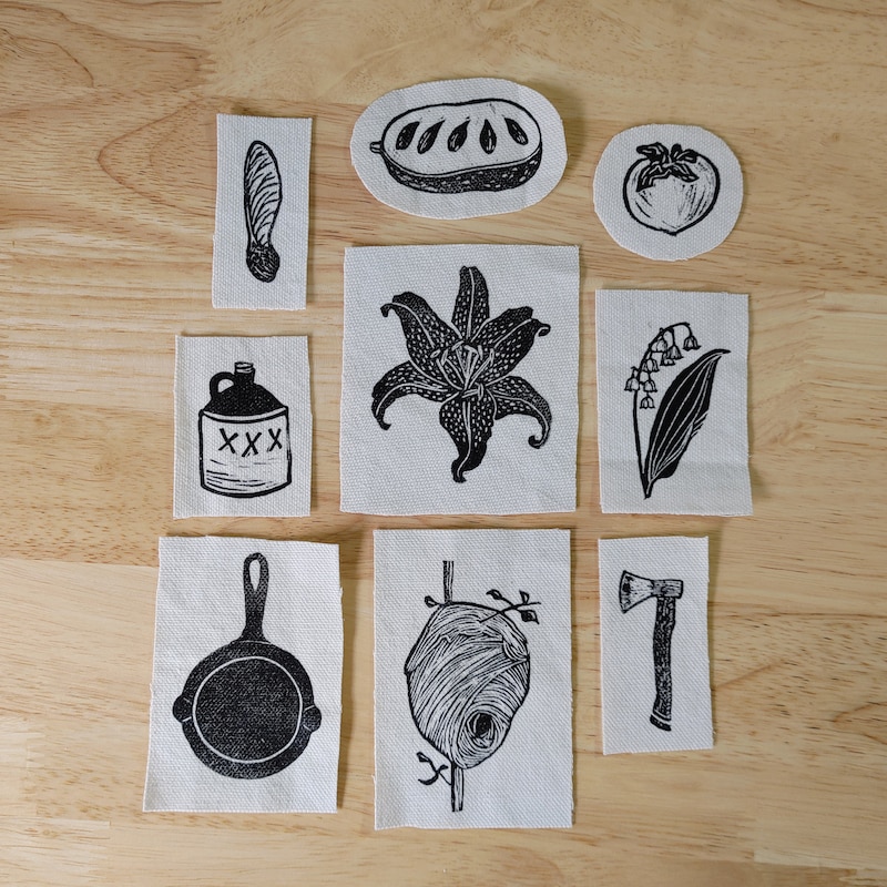 Handmade Lino Patch - Etsy