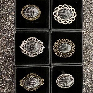 Real Preserved Spiderweb Statement Ring - Etsy