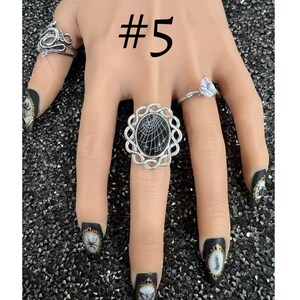 Real Preserved Spiderweb Statement Ring - Etsy