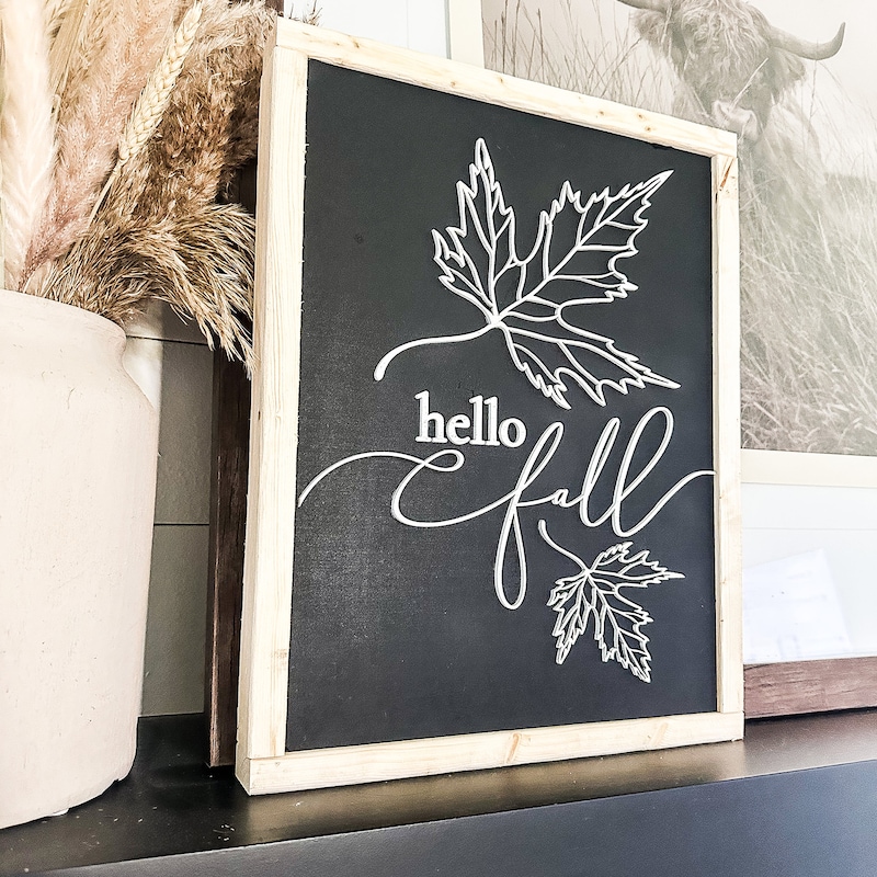 Fall Wood Signs - Etsy