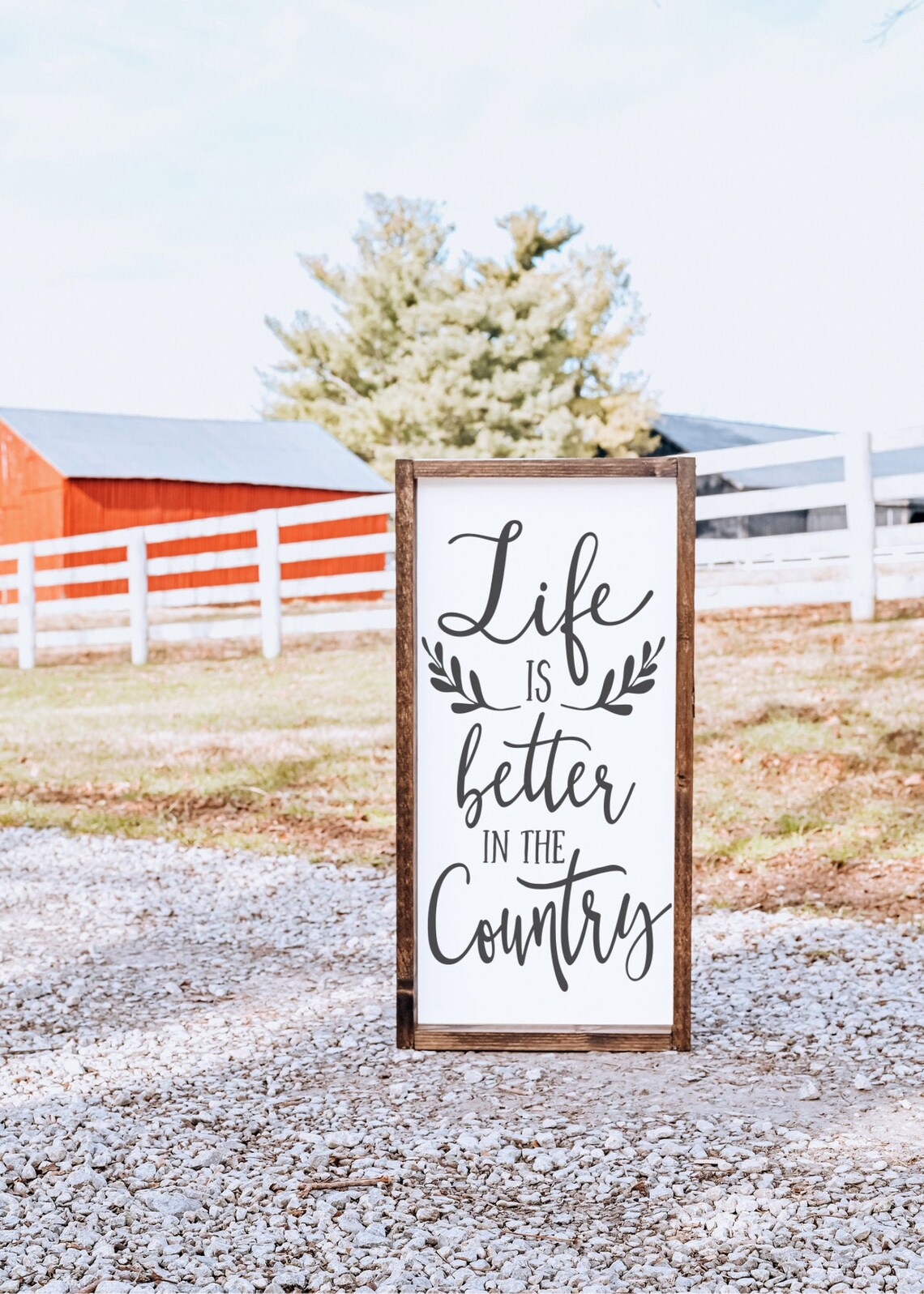 Life is Better in the Country | Life is Better on the Farm | Wood Sign ...