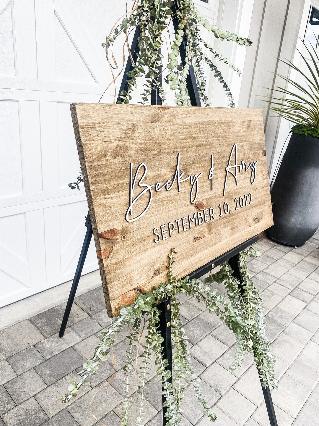 Wedding Wood Sign | Established Wood Sign | Wedding Date Sign | Wedding ...