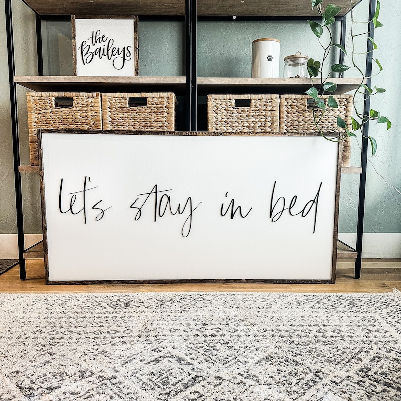 Signs for Above Bed - Etsy