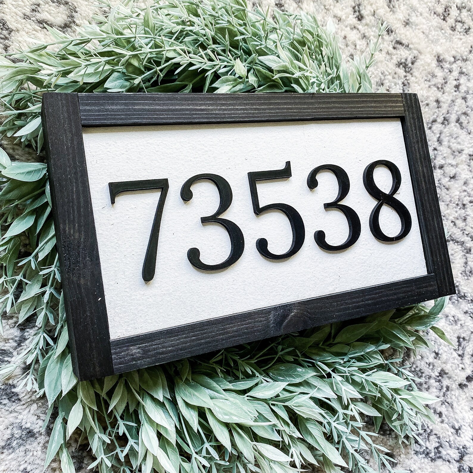 Zip Code Sign House Number Sign Area Code Sign 3D Laser - Etsy