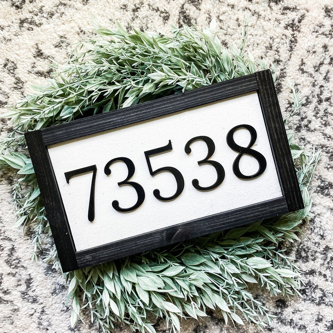 Zip Code Sign House Number Sign Area Code Sign 3D Laser - Etsy