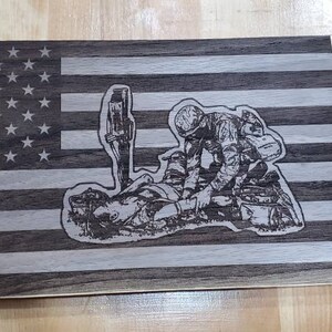 Laser Engraved Military Flags, Military Flag - Etsy