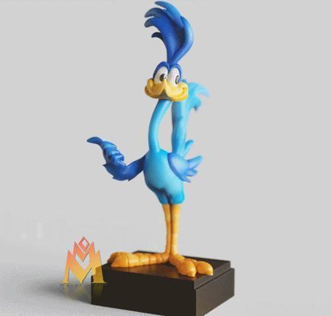 Looney Tunes Road Runner Figure: 3D Printed Resin Model, Unpainted - Etsy