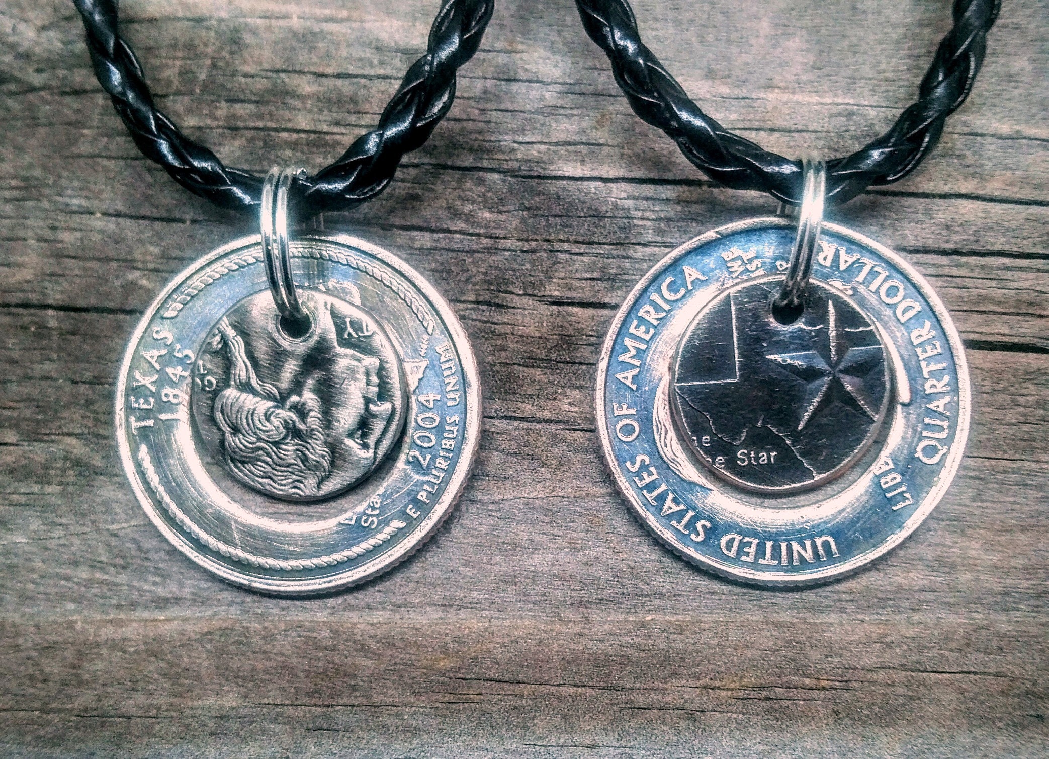 Floating Quarter Necklace All States - Etsy