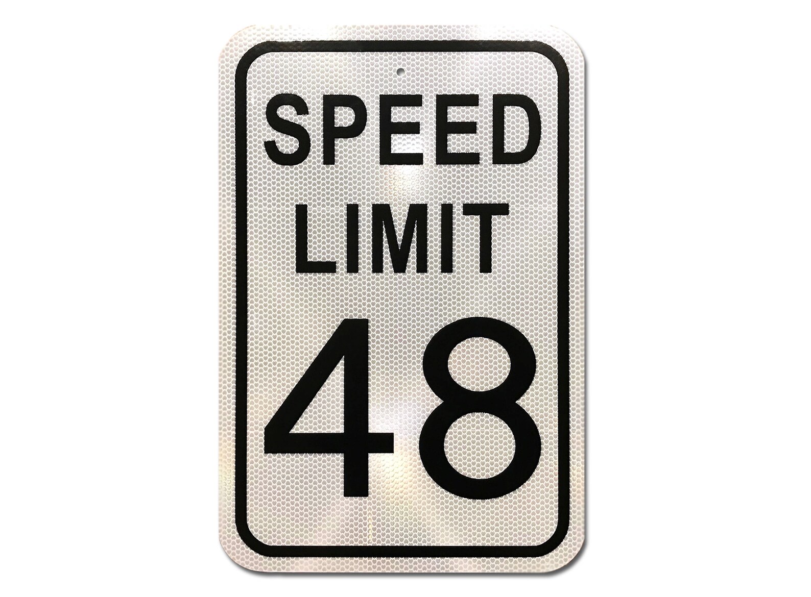 Custom Reflective Speed Limit Sign 12"x18" - Etsy