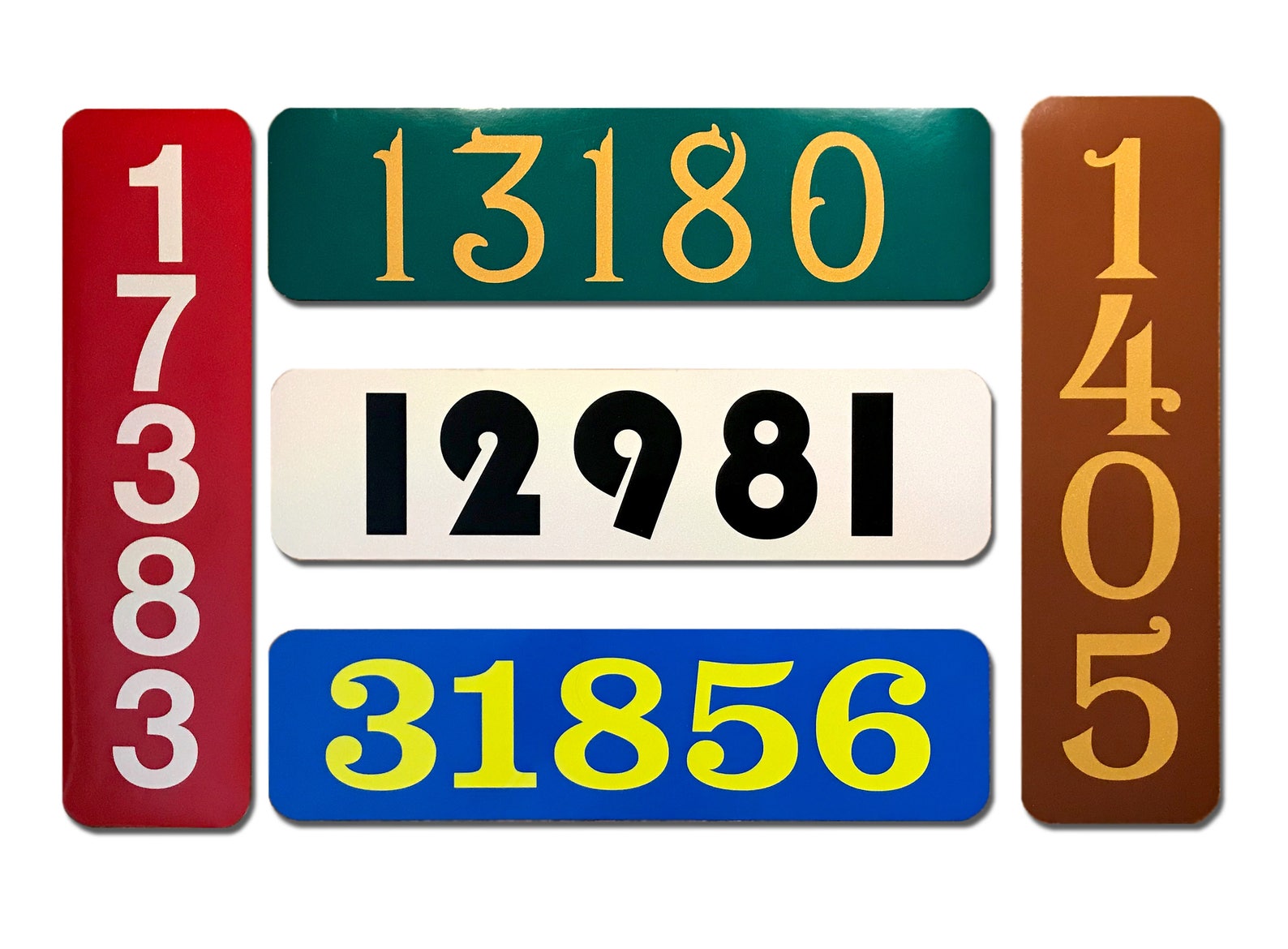 15x4 Reflective Custom Address Sign - Etsy