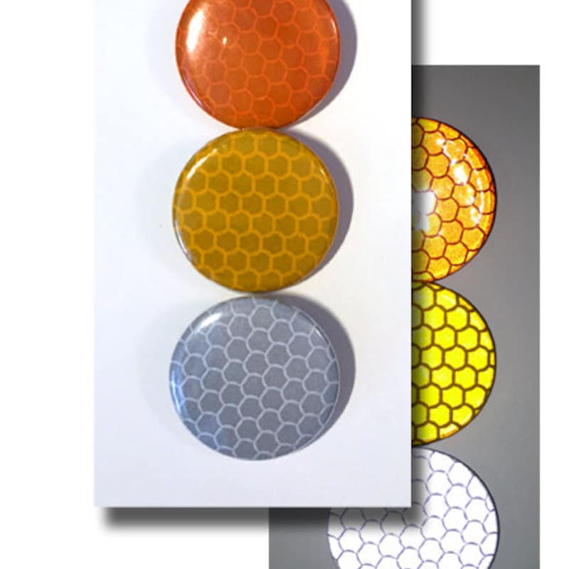 Reflective Buttons - Etsy