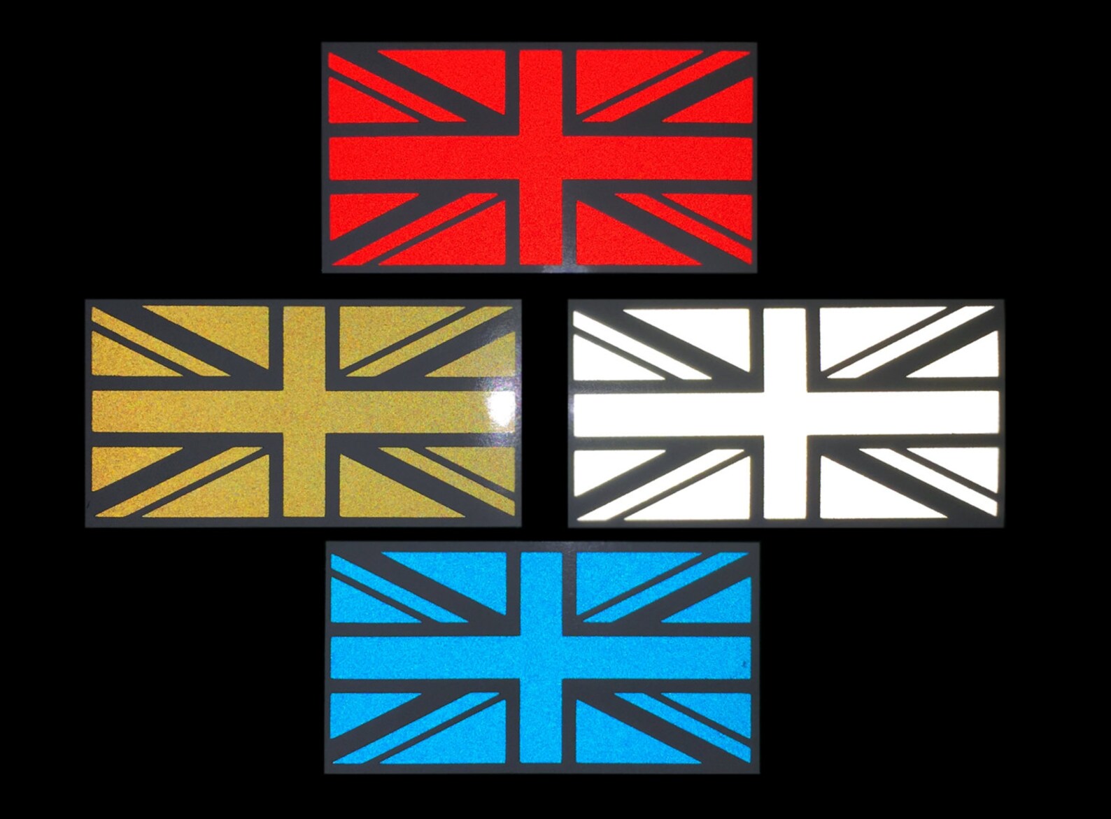 Reflective Union Jack Decal - Etsy