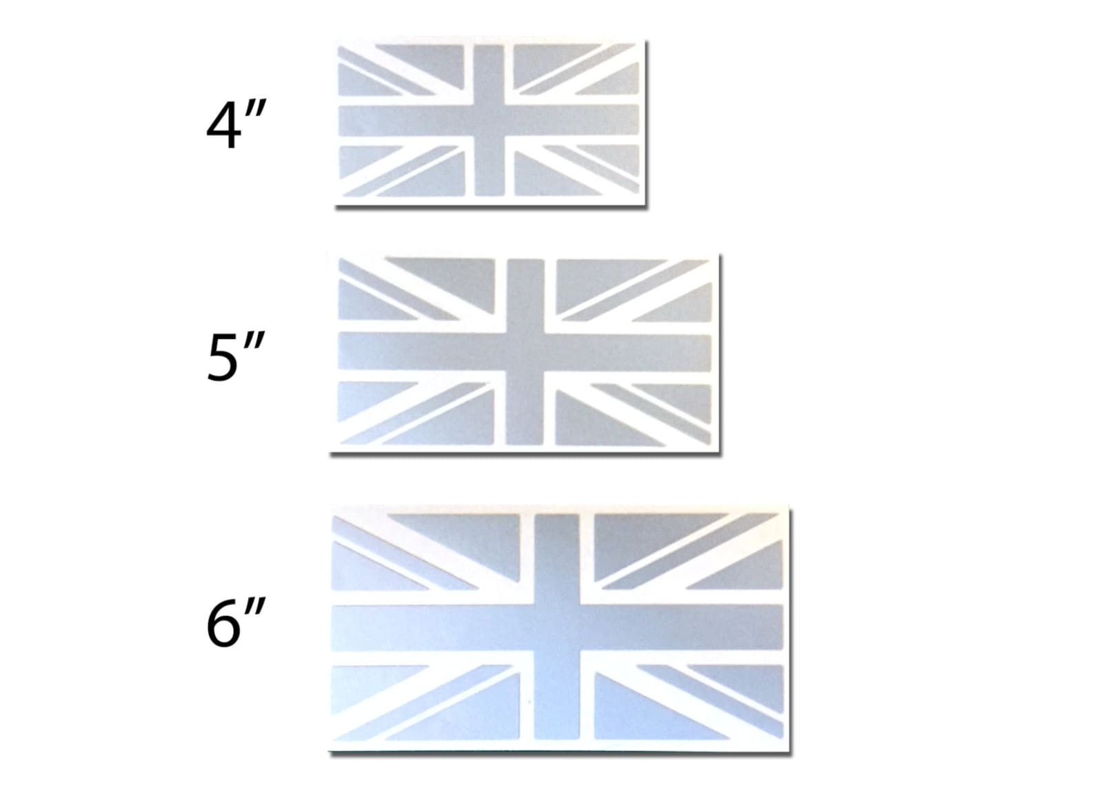 Reflective Union Jack Decal | Etsy