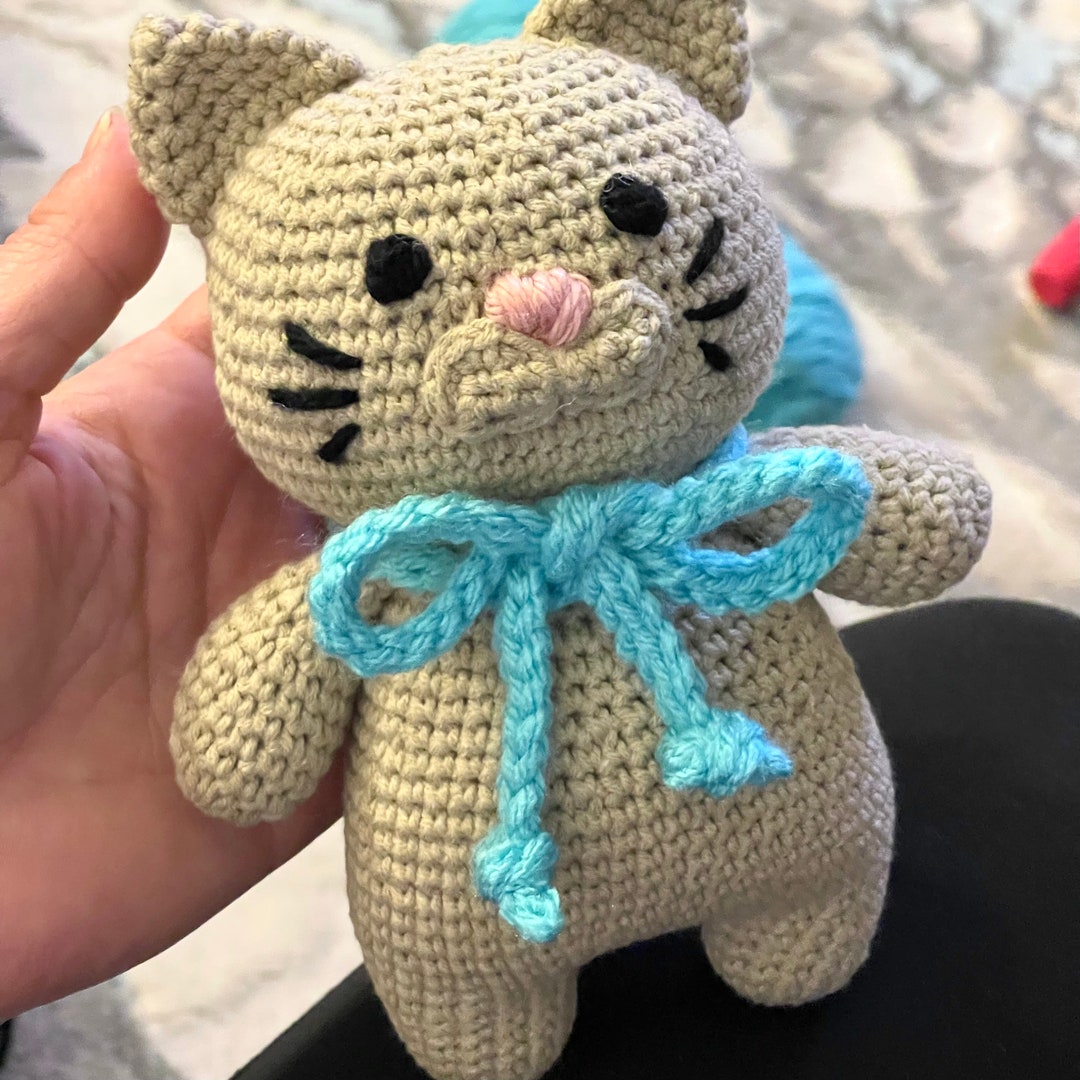 Digital Crochet Pattern Instant Download PDF File Cat Kitty ...