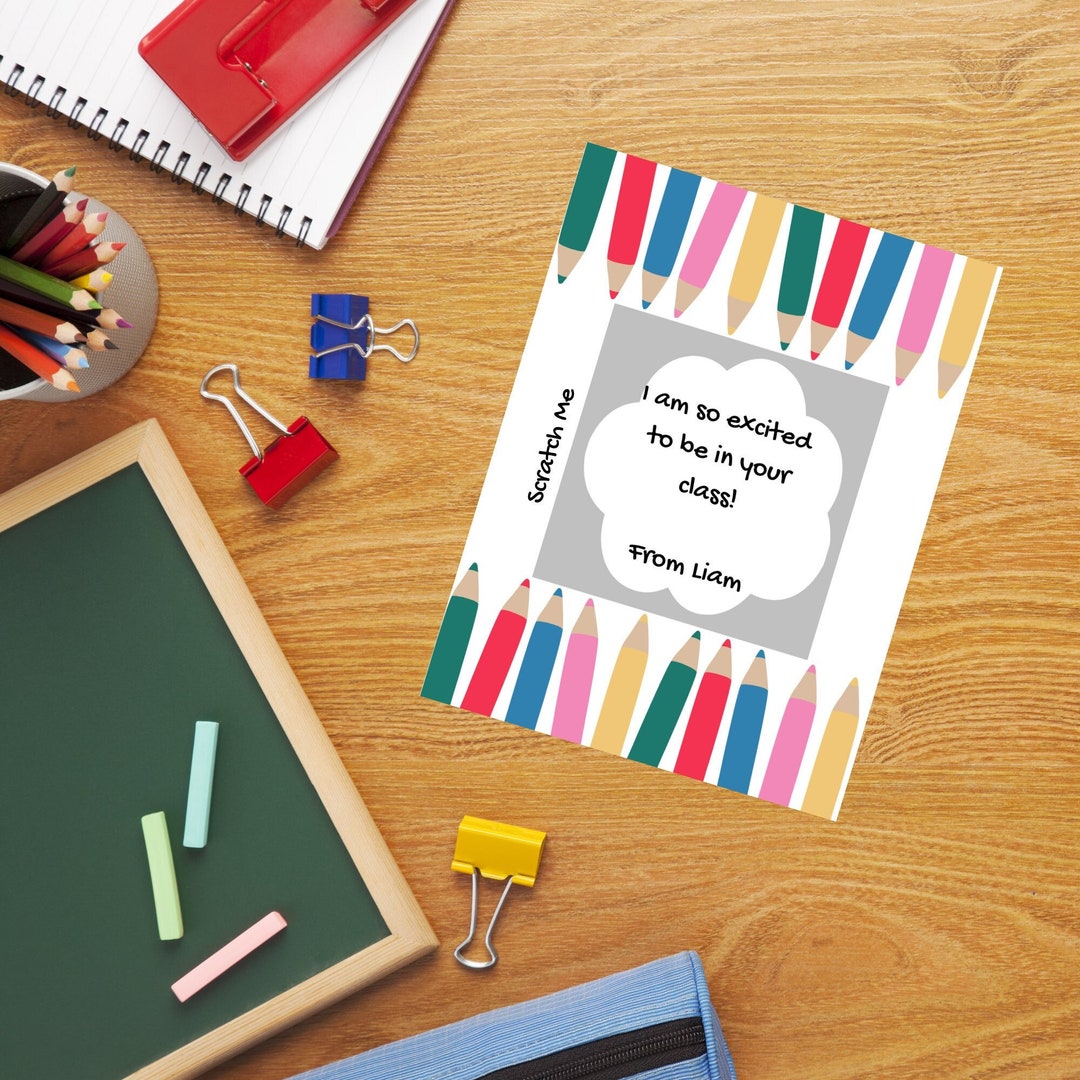 Scratch off Teacher Appreciation Cards- Back to School - Gift Tags ...