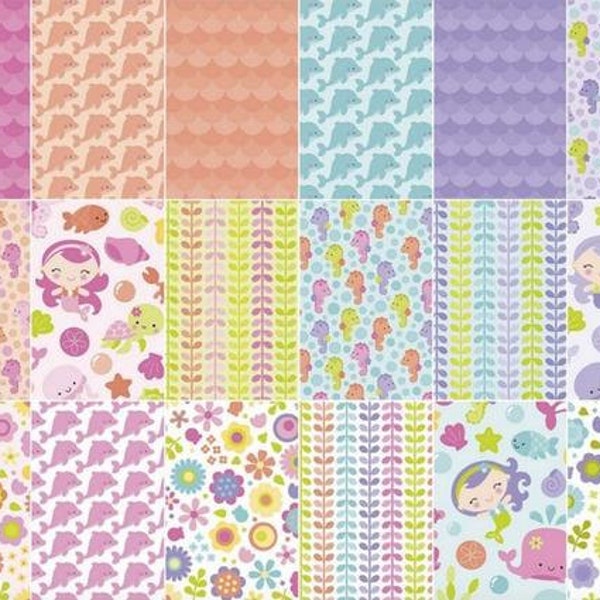Riley Blake Mermaid - Etsy