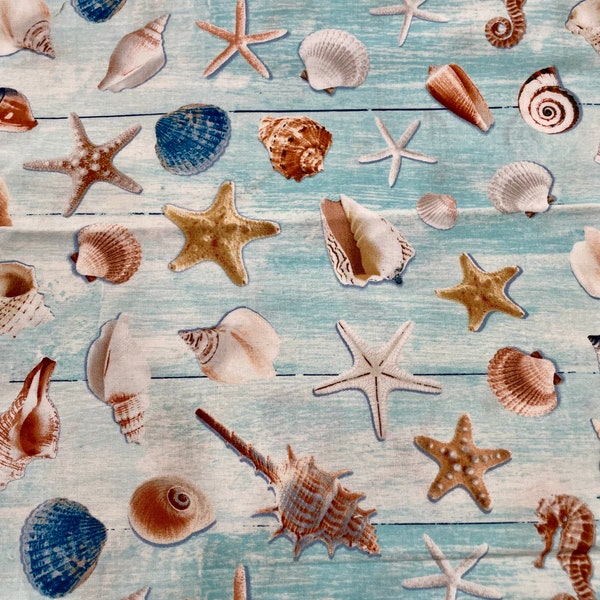 Beach Theme Fabric - Etsy