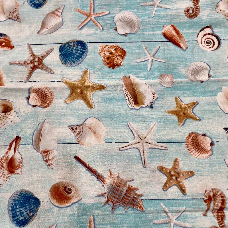 Beach Theme Fabric - Etsy