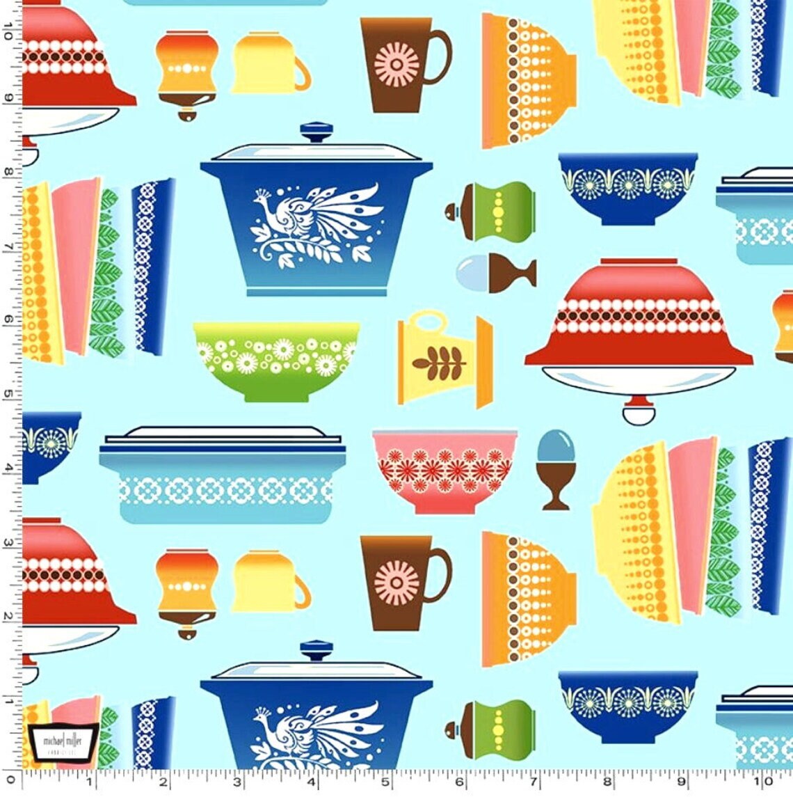 Retro Kitchen Fabric