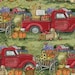 Red Truck Quilt Panel Fall Fabric Harvest Blessings Cotton - Etsy